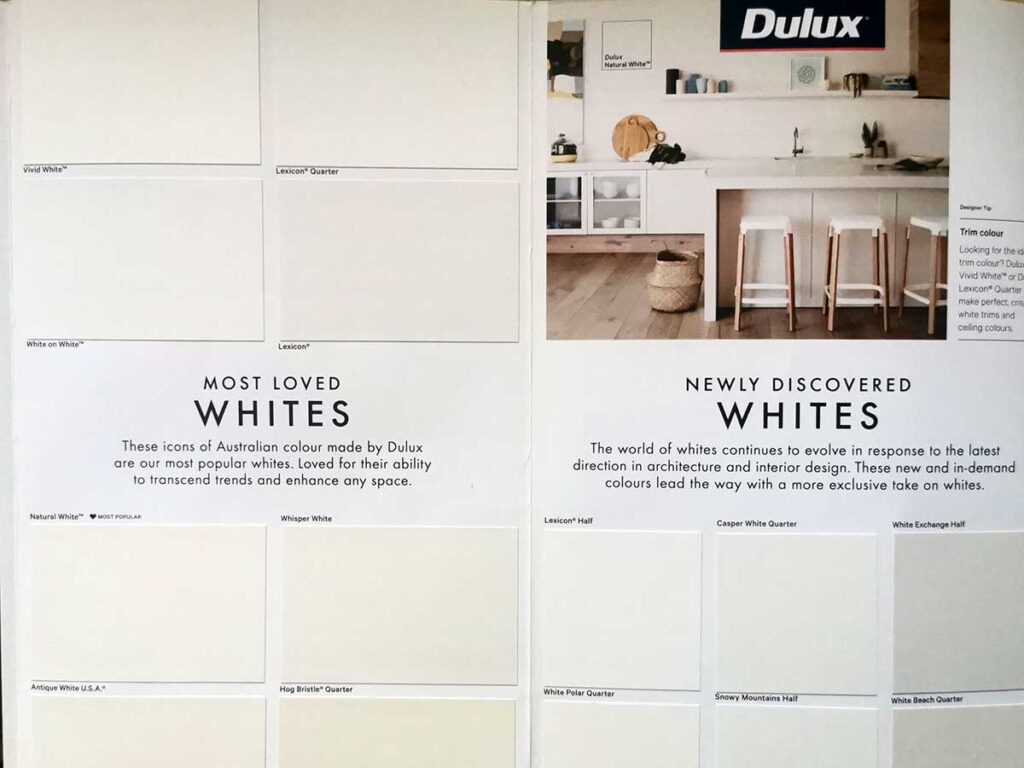 The Most Lovely Dulux White and Neutral Colors